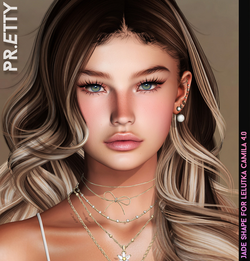 Second Life Marketplace Jade Shape For Lelutka Camila 4 0 Fatpack